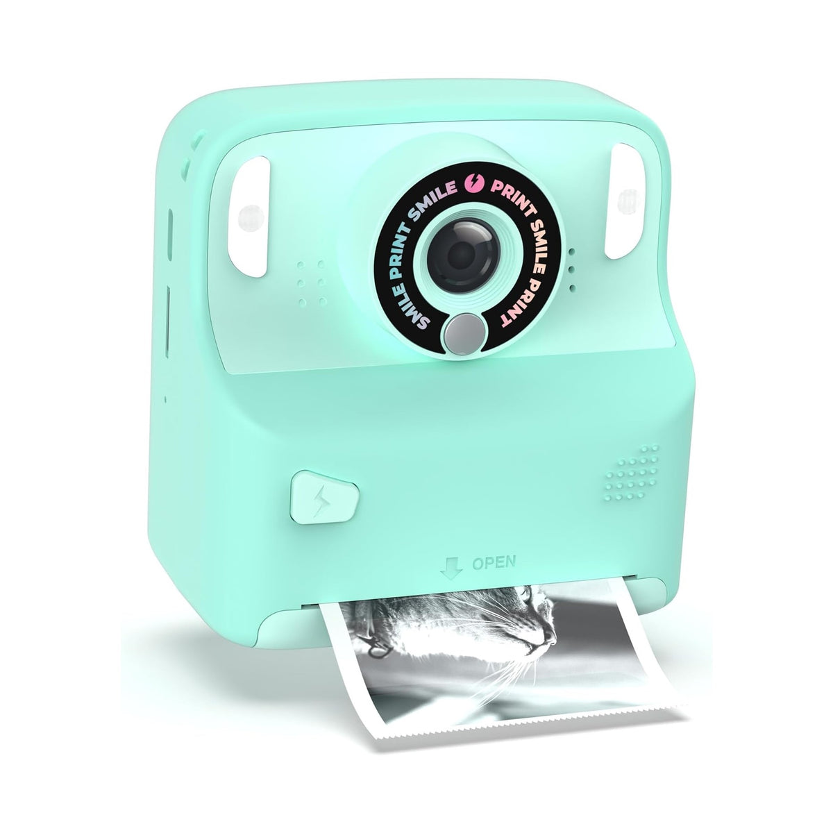 Mobility On Board Pixiprint Click & Print Instant Camera (Turquoise, S ...